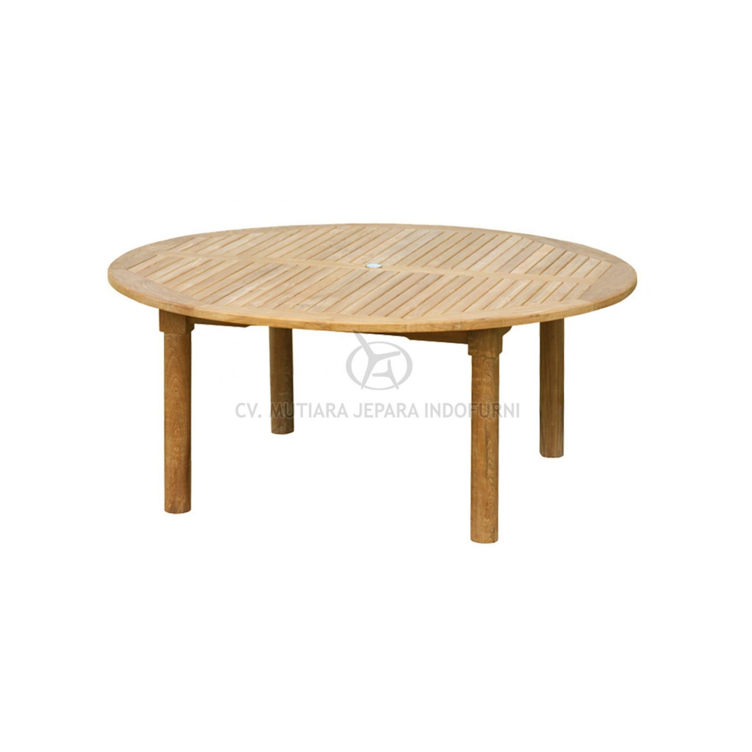 Round Fixed Table Rounded Legs - Indonesia Furniture Manufacturer ...